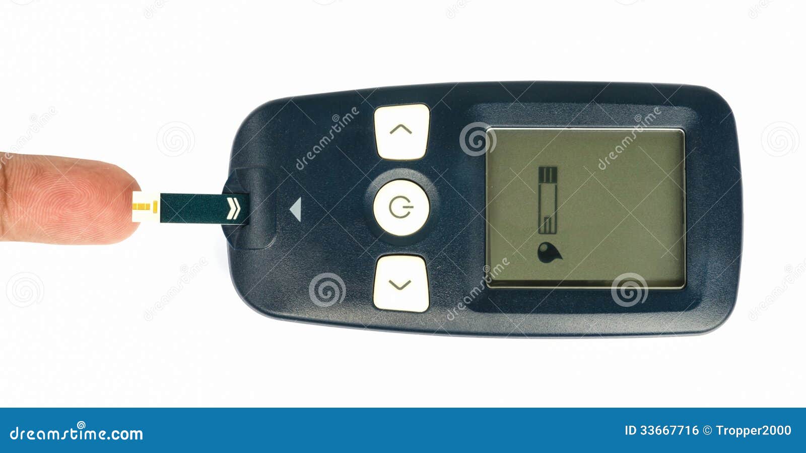 Glucometer. stock photo. Image of medical, monitor, analysis - 33667716