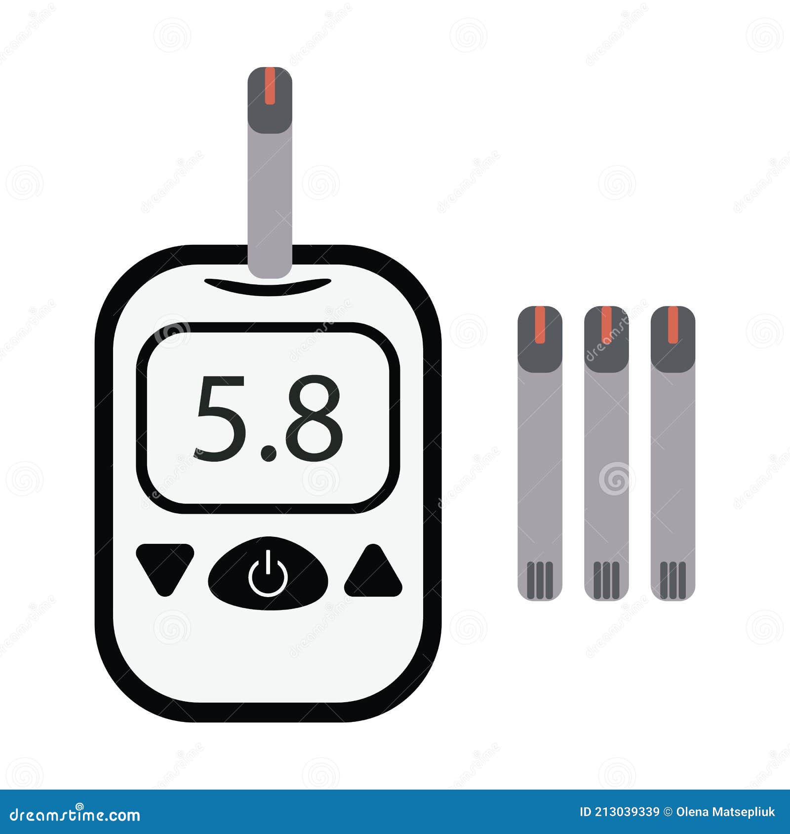 Glucometer Set - Electronic Glucometer and Standard Test Strips ...