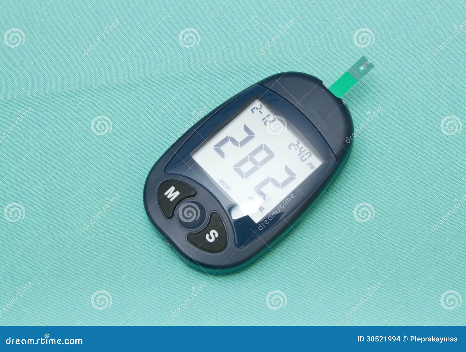 Glucometer Use for Diabetic Blood Test Stock Photo - Image of glucose ...