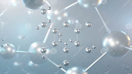 Glucono Delta-lactone Molecular Structure, 3d Model Molecule, Food ...