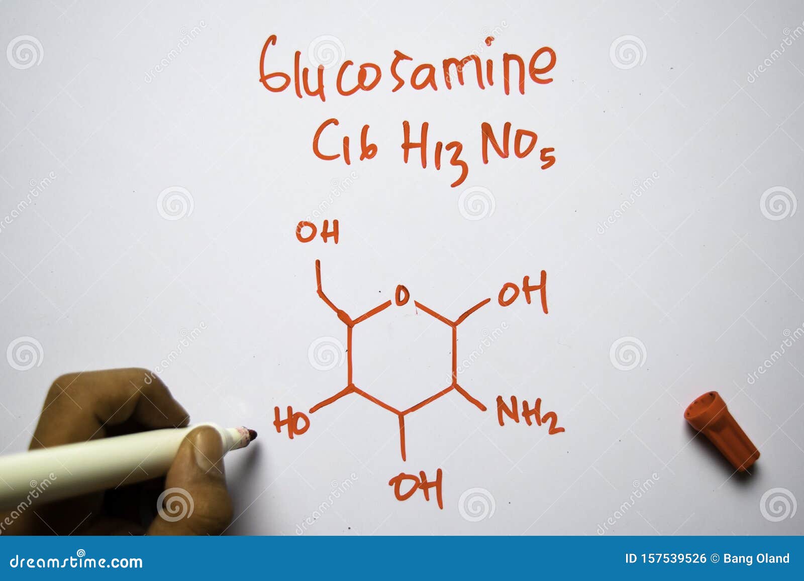 Glucosamine Molecular Structure, 3d Model Molecule, Amino Sugar ... Glucosamine Molecular Structure, 3d Model Molecule, Amino Sugar ...