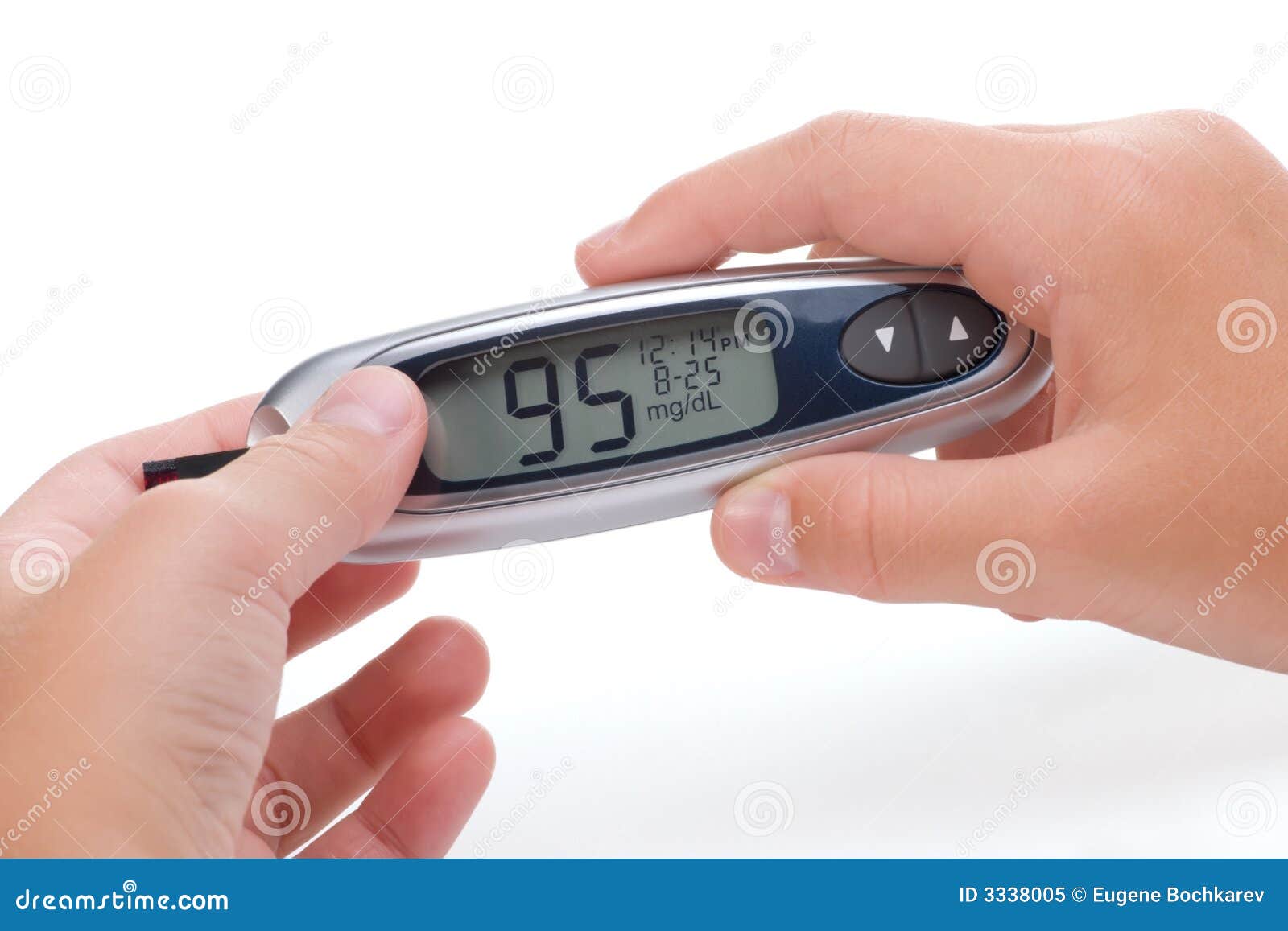Glucose level blood test stock image. Image of monitoring - 3338005