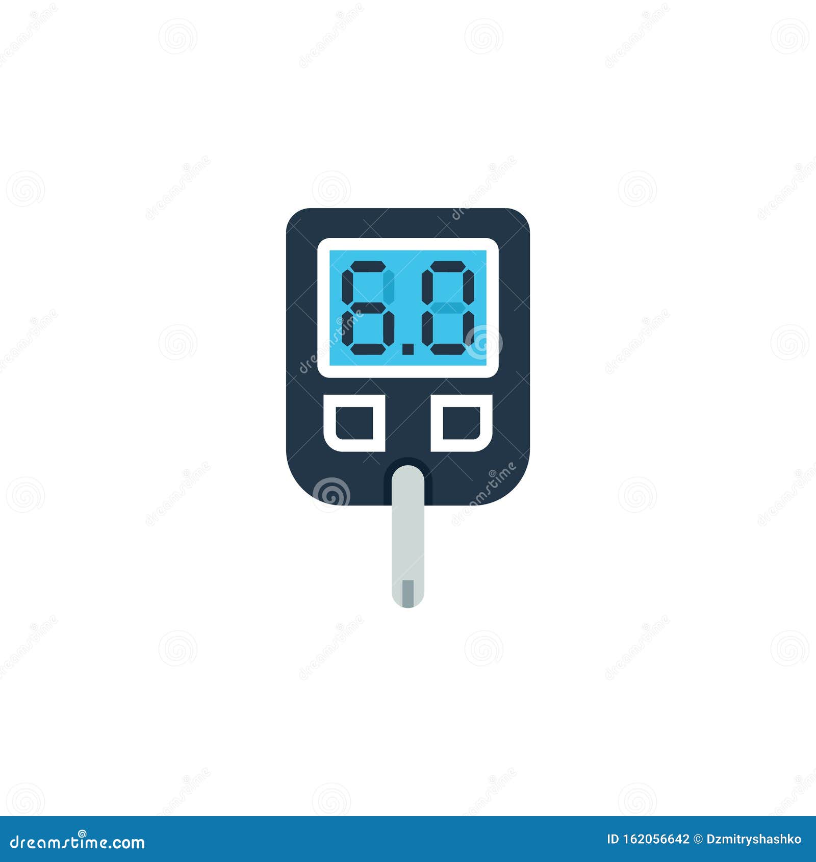 Glucose Meter Glucometer Icon Stock Vector - Illustration of glucometer ...