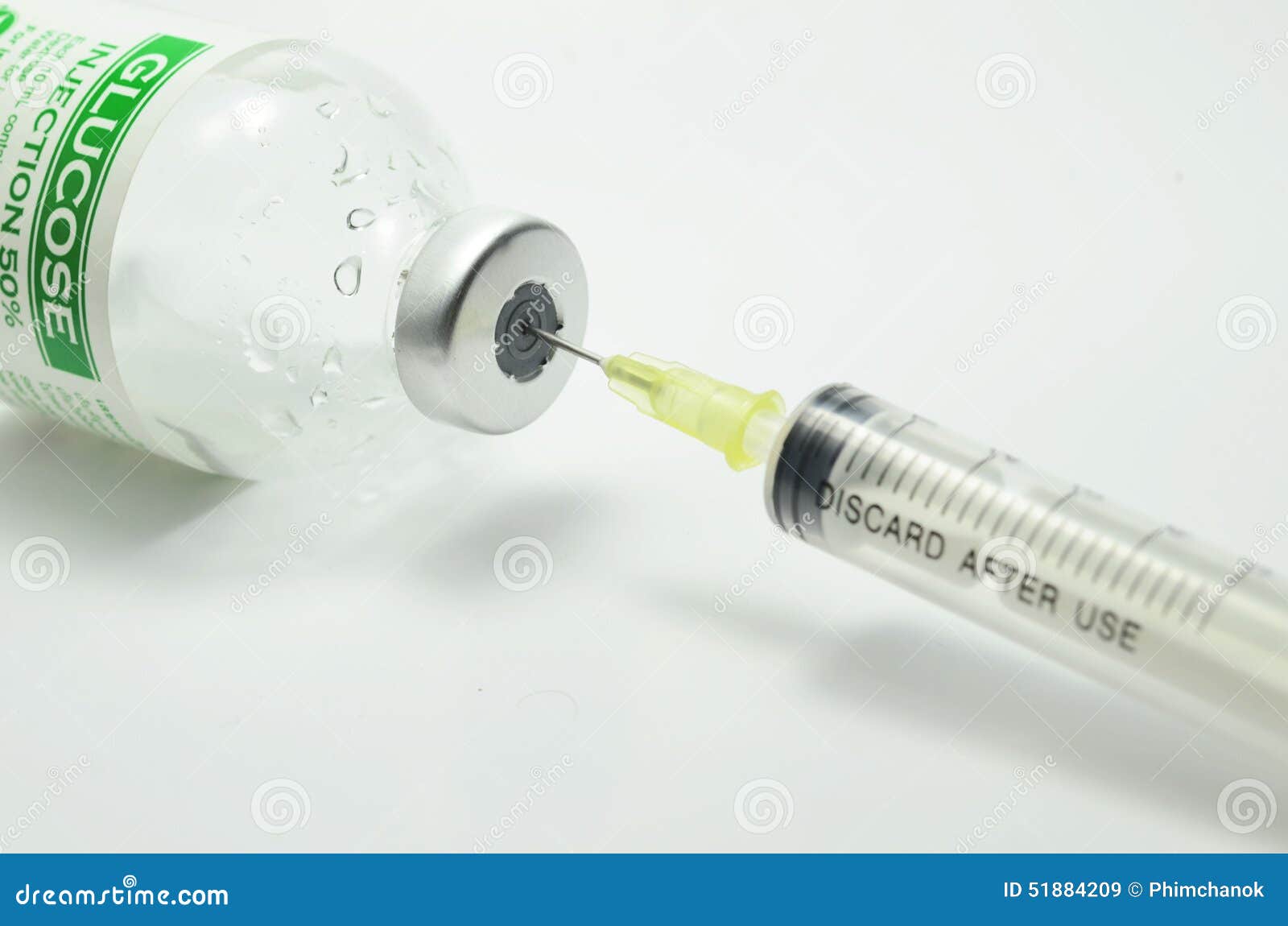 Glucose syringe draws stock image. Image of diabetic - 51884209