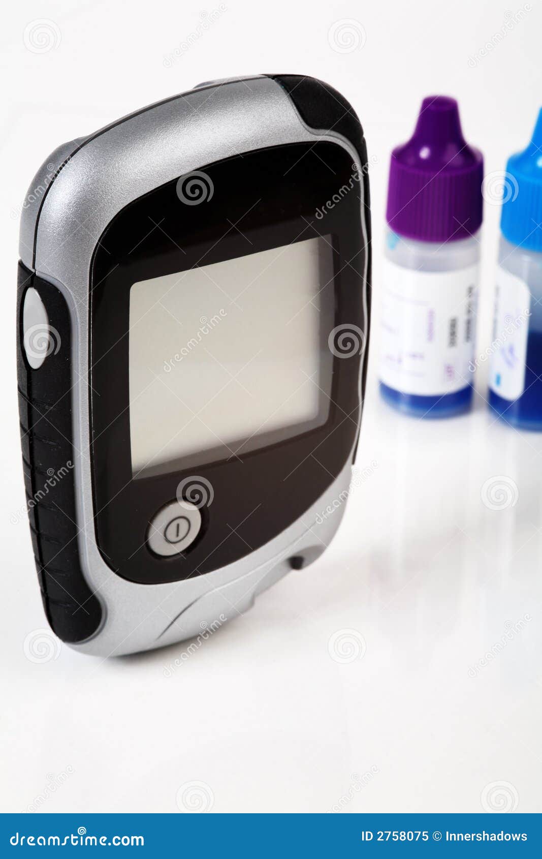 Glucose testing machine stock image. Image of care, diabetes - 2758075
