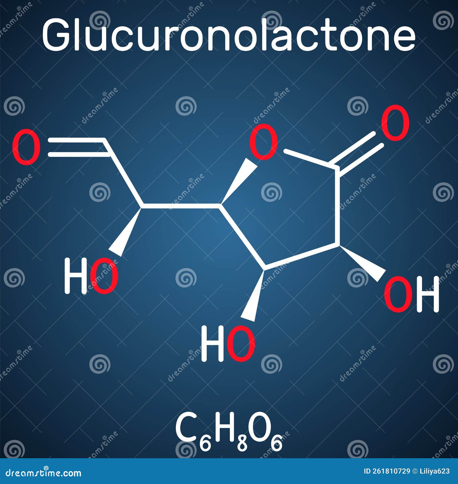 Glucuronolactone. Structural Component Of Connective Tissues ...
