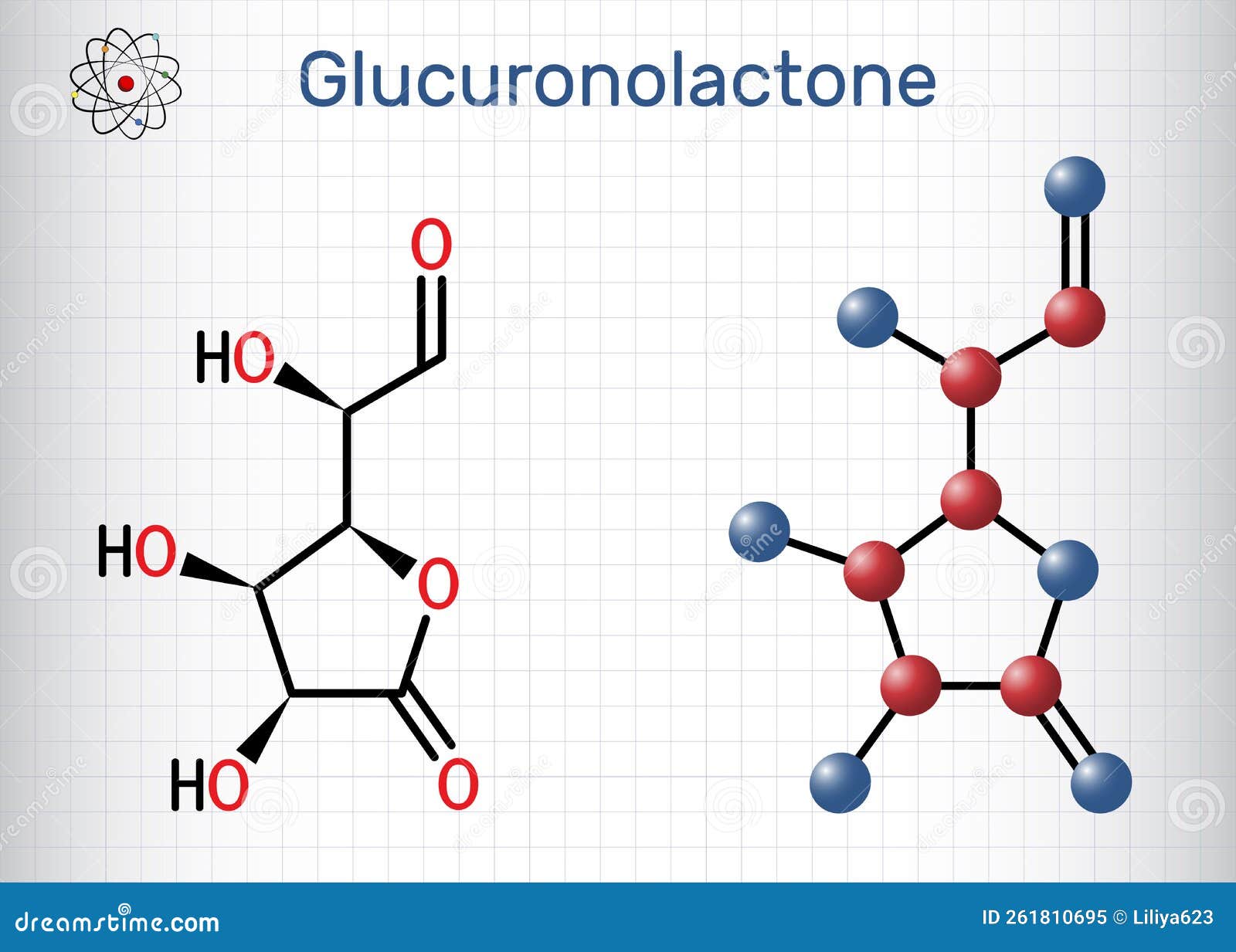 Glucuronolactone. Structural Component Of Connective Tissues ...