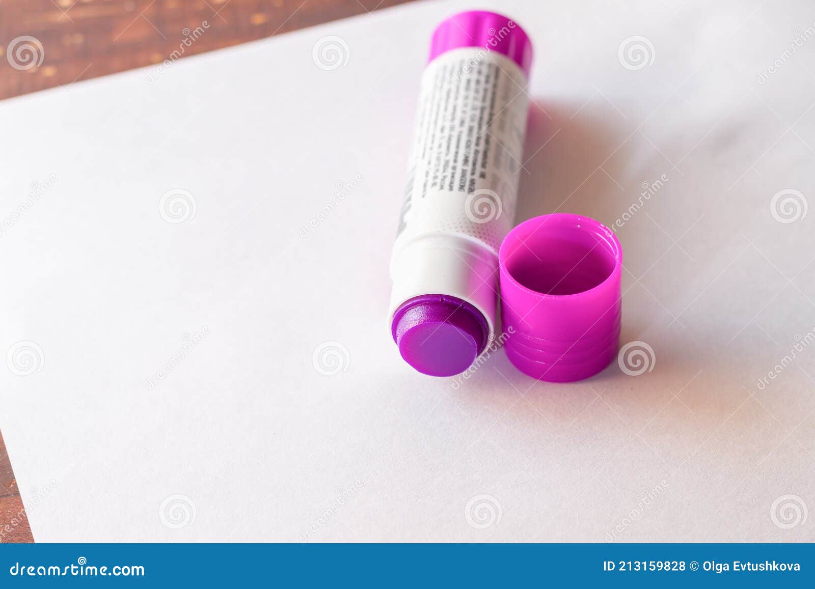 Glue for Gluing Paper and Cardboard Stock Photo - Image of paper, glue ...
