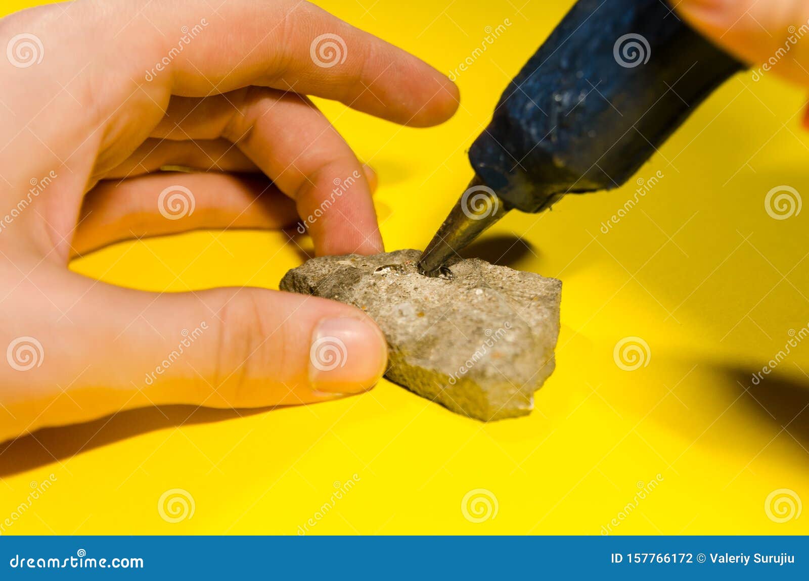 Glue gun and stone stock photo. Image of creative, jewelry - 157766172