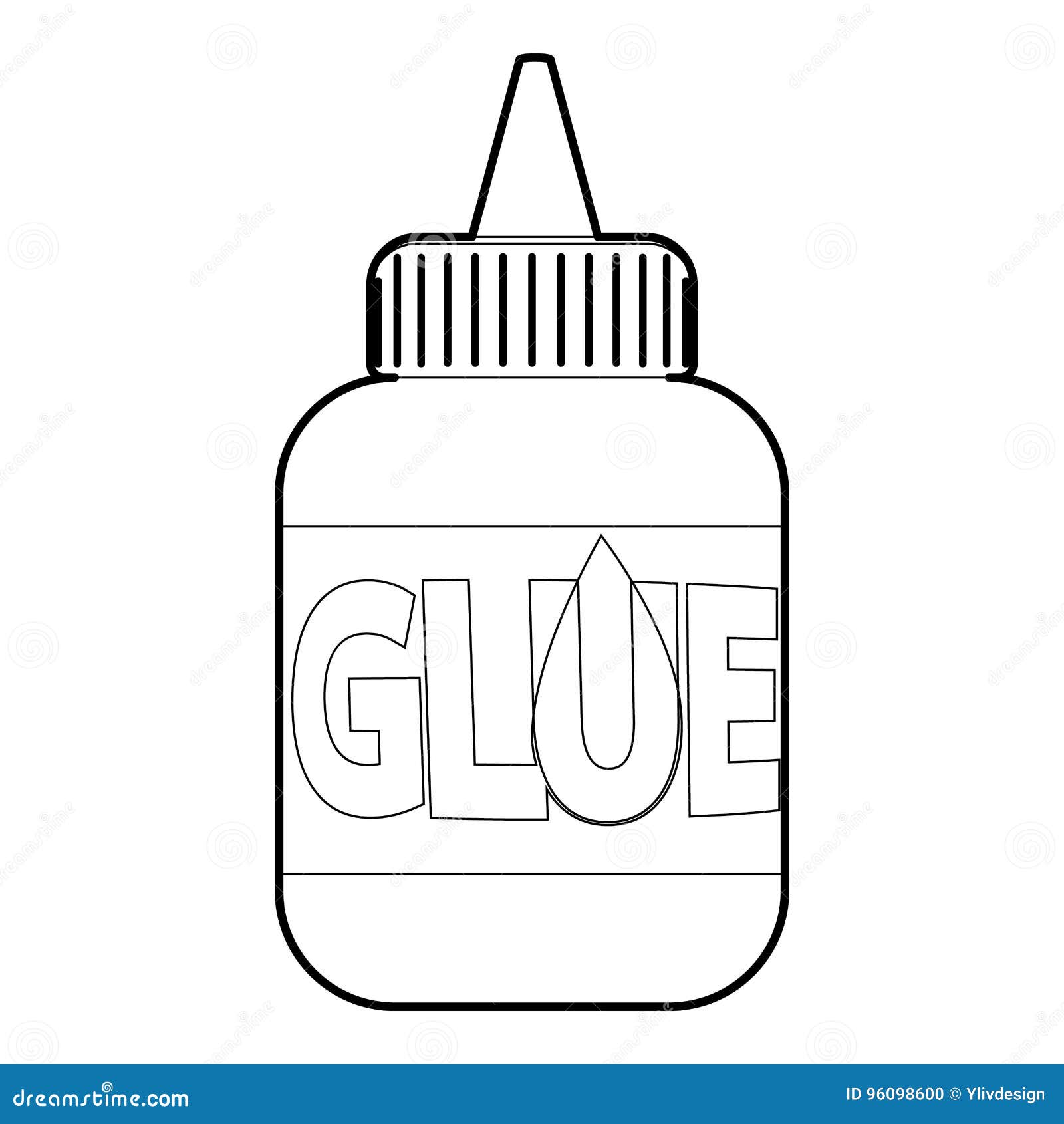 Glue Icon Vector From Handcrafts Concept. Thin Line Illustration Of ...