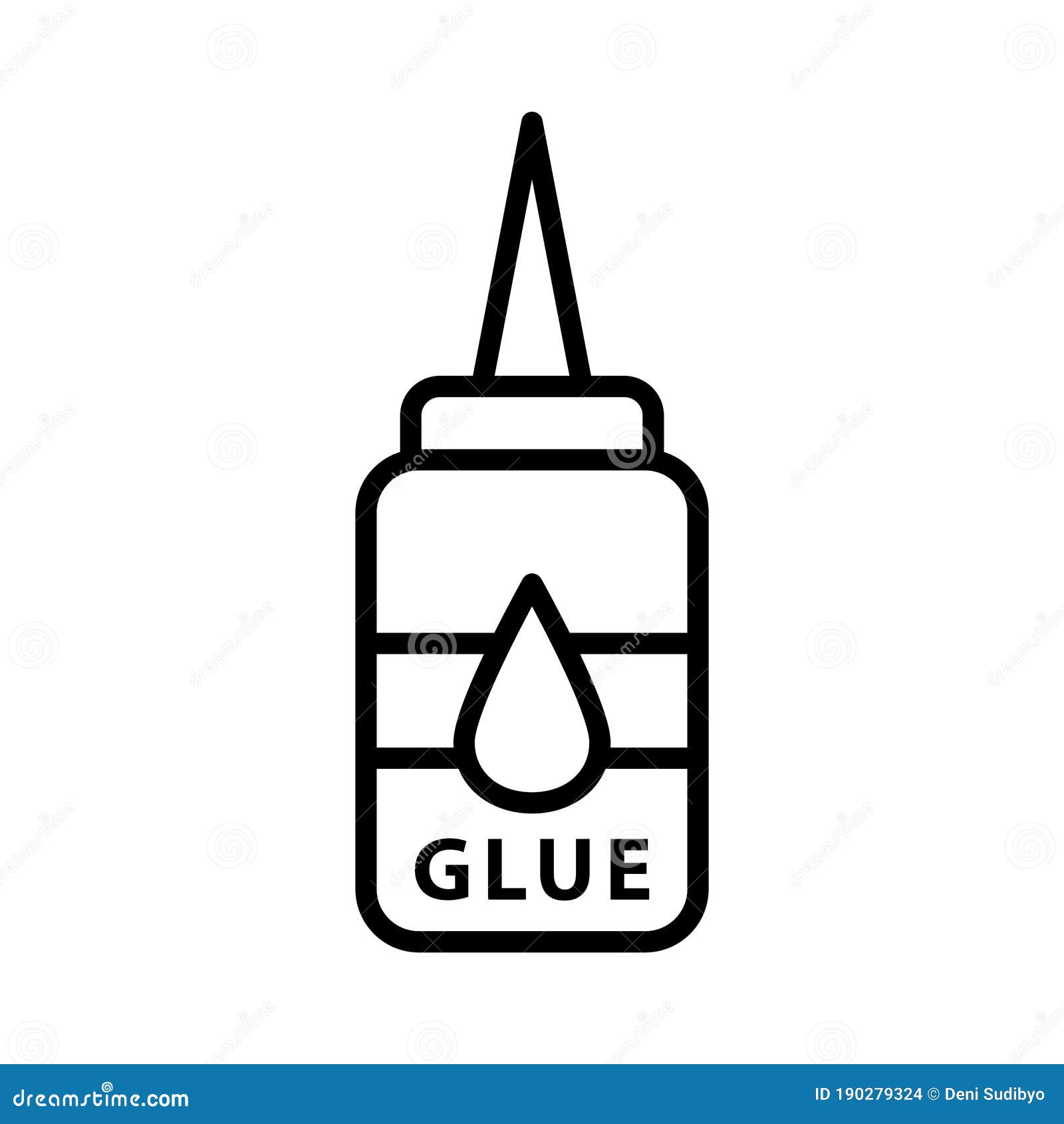 Glue Icon or Symbol Vector Design Templates Stock Vector - Illustration ...