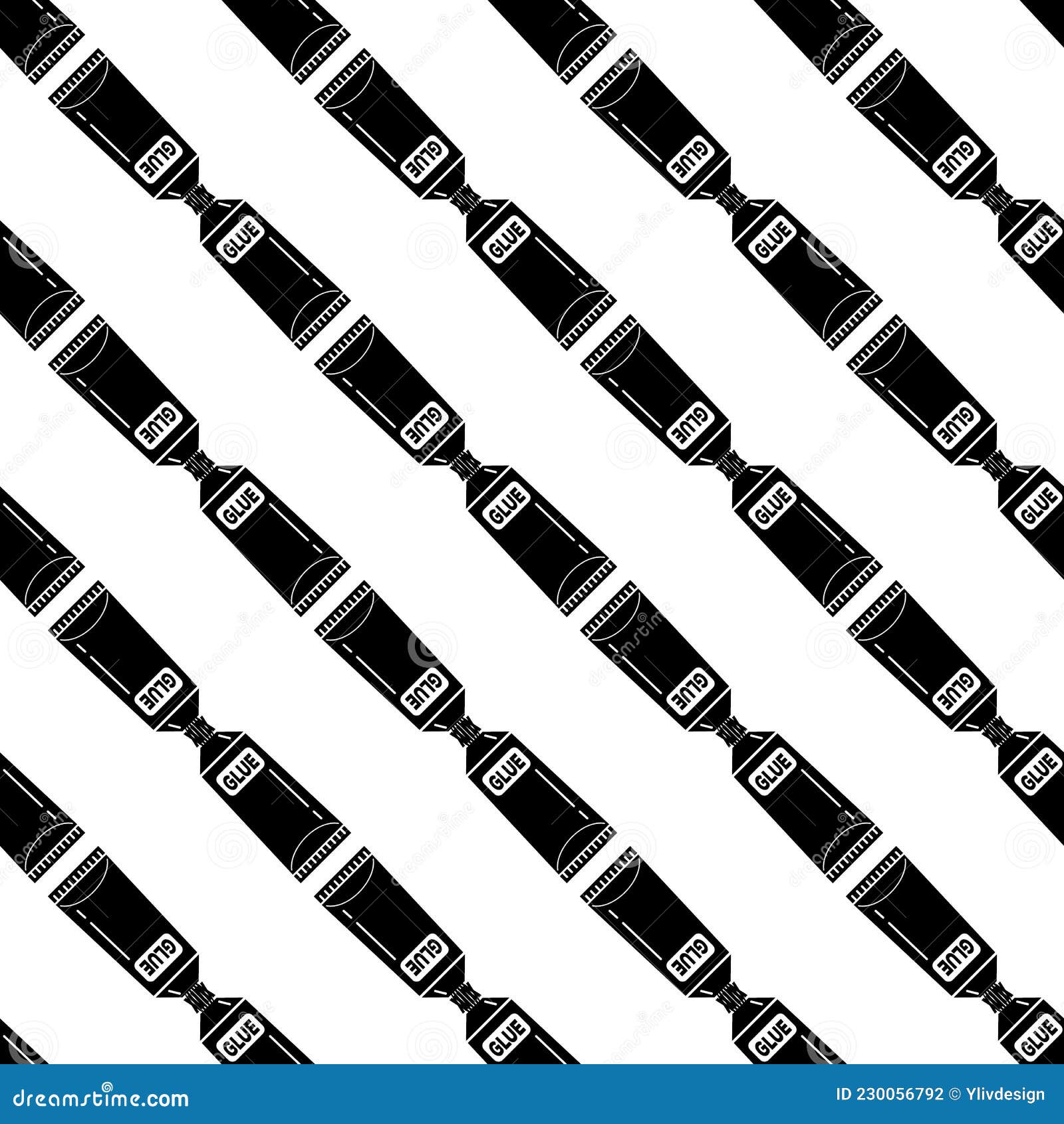 Glue Pattern Seamless Vector Stock Vector - Illustration of object ...