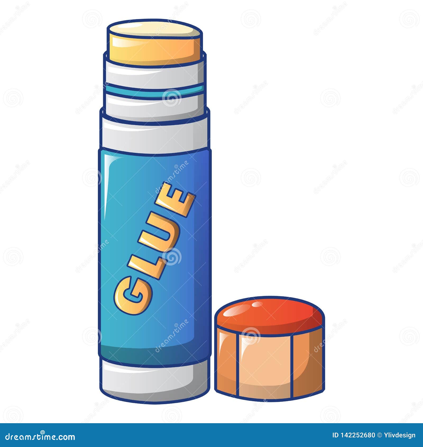 Glue Stick Icon, Cartoon Style Stock Vector - Illustration of drawing ... Glue Stick Icon, Cartoon Style Stock Vector - Illustration of drawing ...