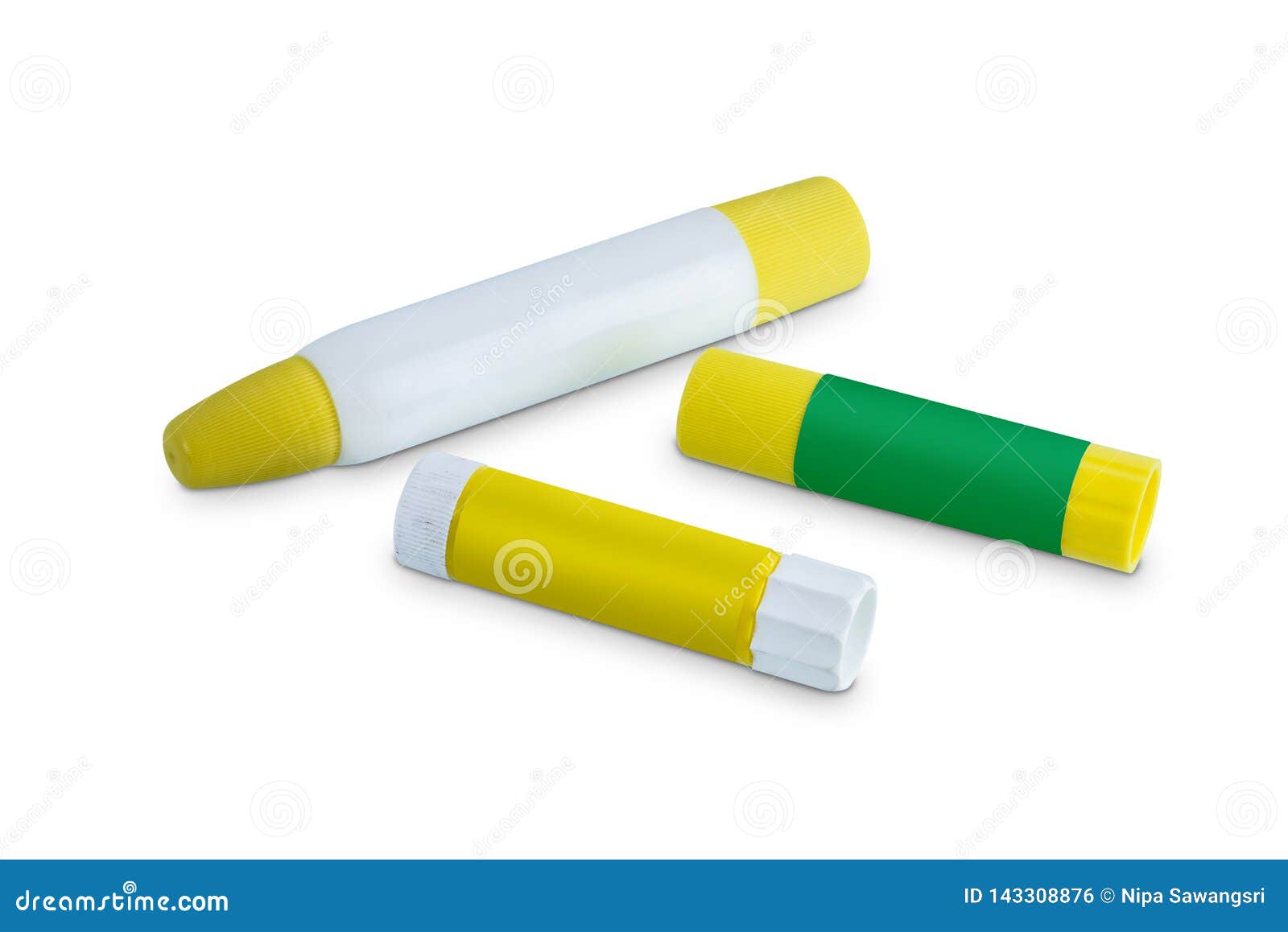 Glue Stick Isolated on White Background Stock Photo - Image of adhesive ...