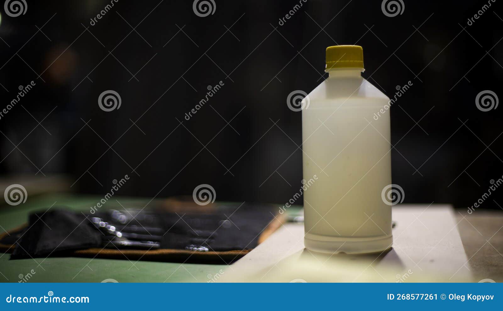 Glue on Table. Container with Glue. Object on Table Stock Image - Image ...