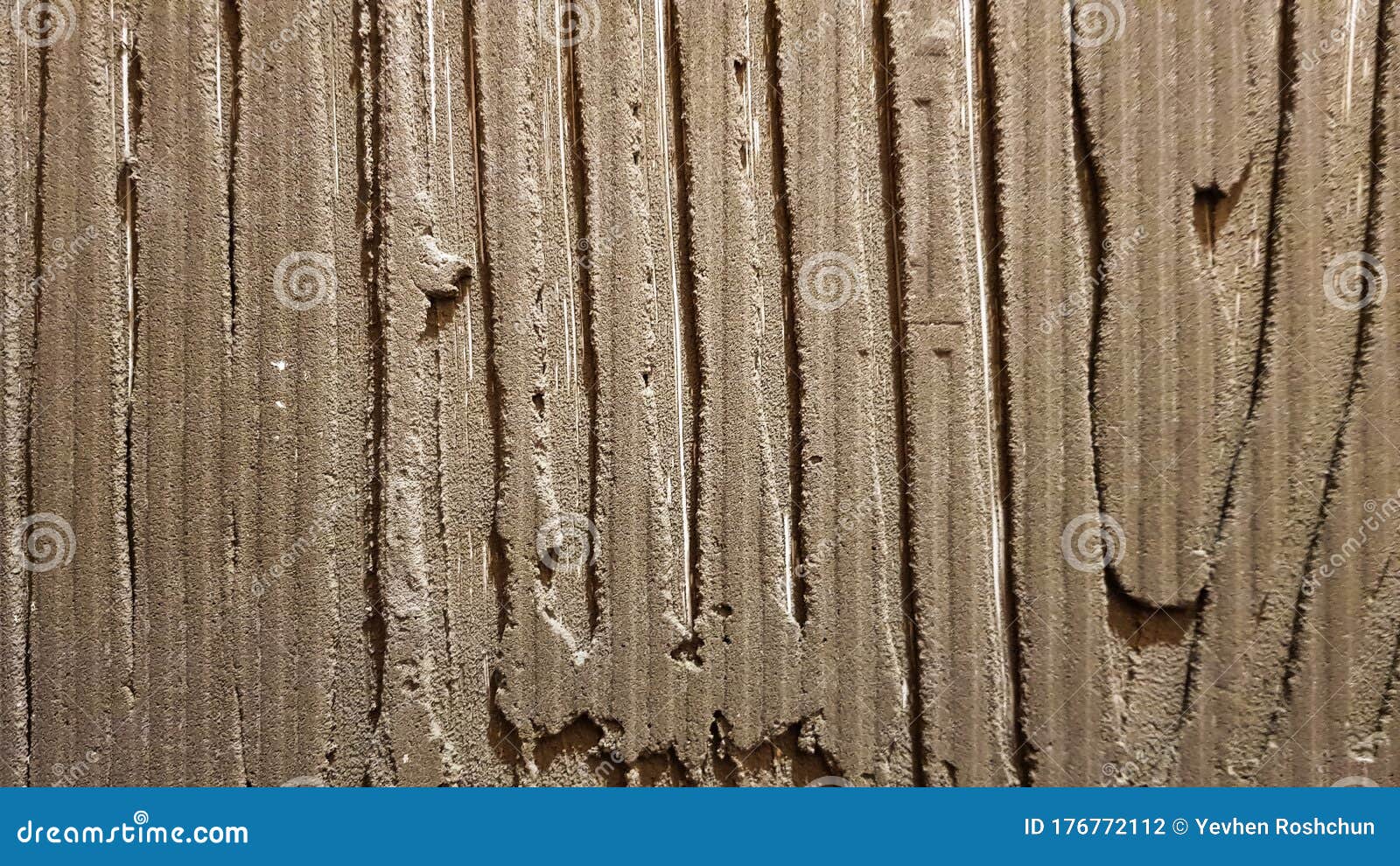 Glue for a Tile with a Gear Pattern. Installation of Tiles Stock Photo ...