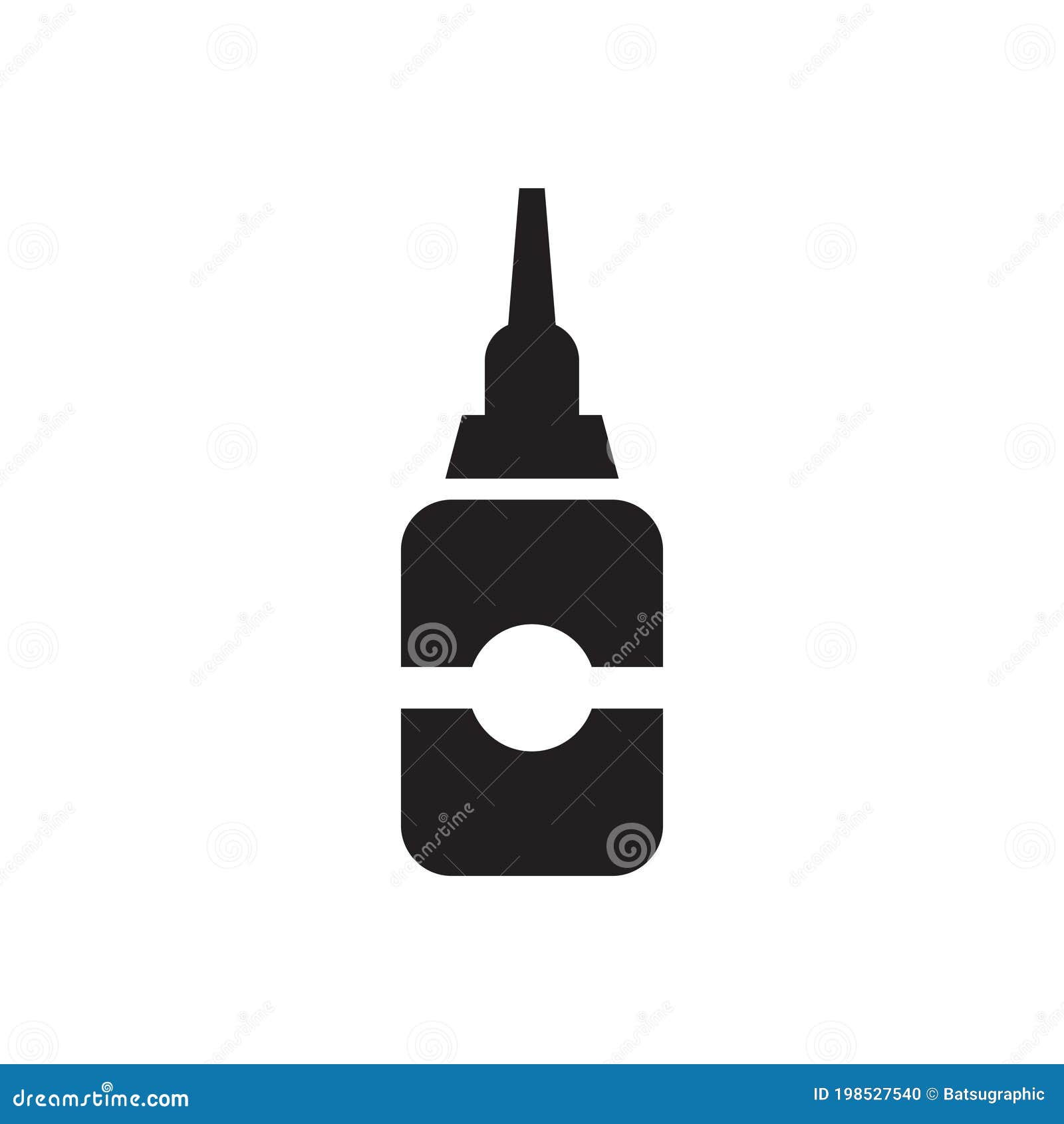 Glue Vector Icon Design Template Stock Vector - Illustration of epoxy ...