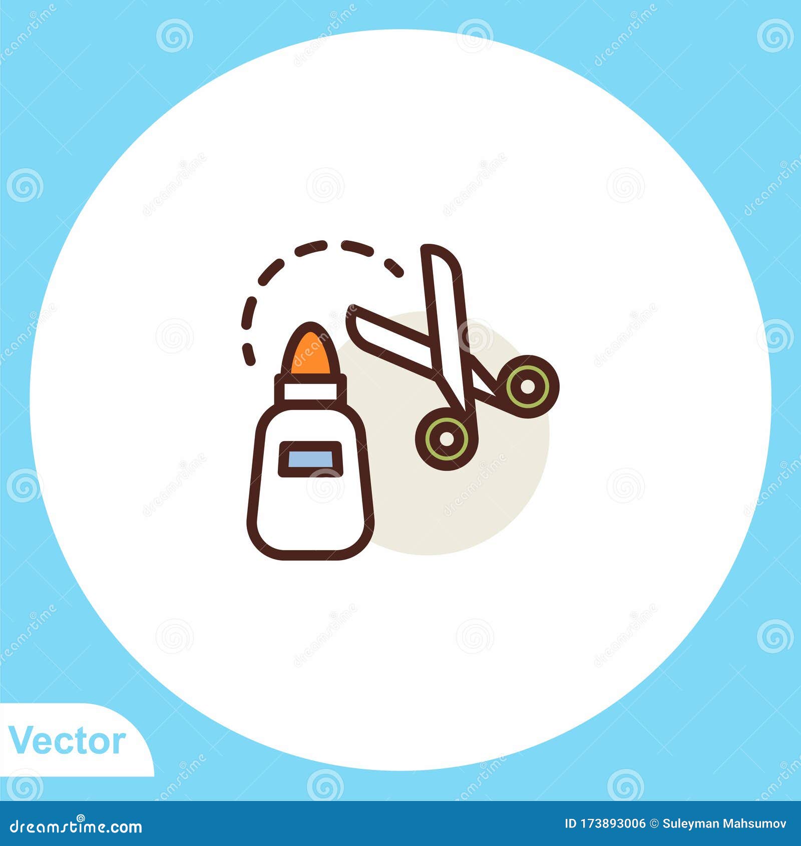 Glue Vector Icon Sign Symbol Stock Illustration - Illustration of logo ...