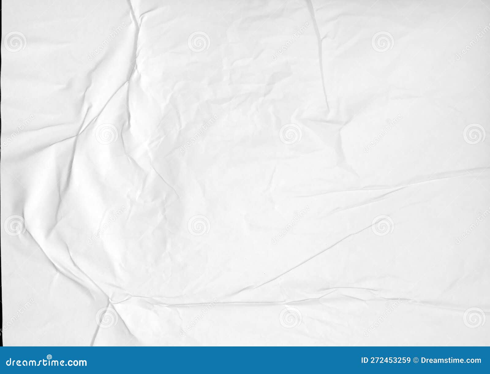 White Glued, Wrinkled and Crumpled Paper Texture Stock Image - Image of ...