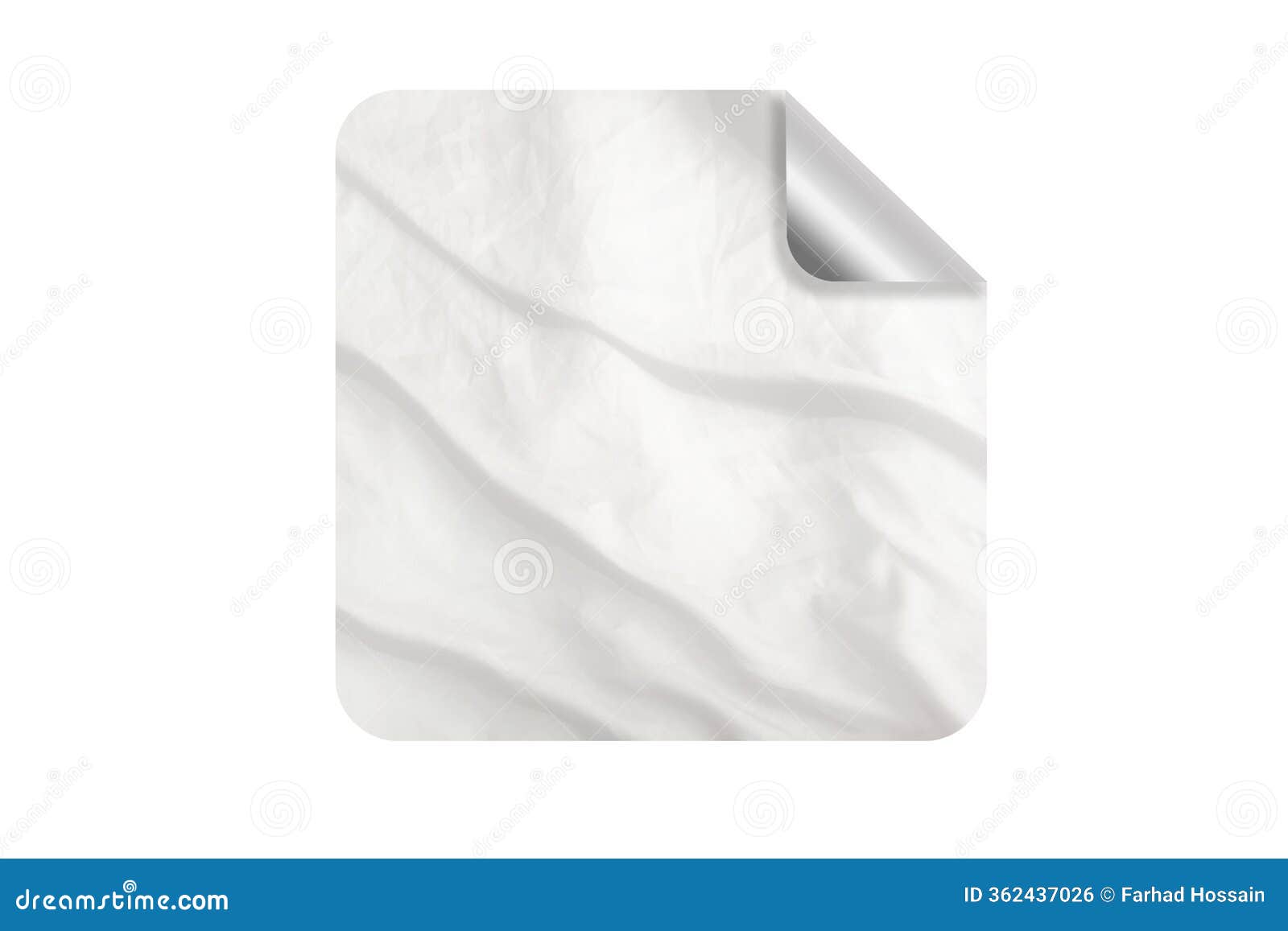 Blank Glued Paper Sticker Tag Label Texture Stock Photo - Image of ...