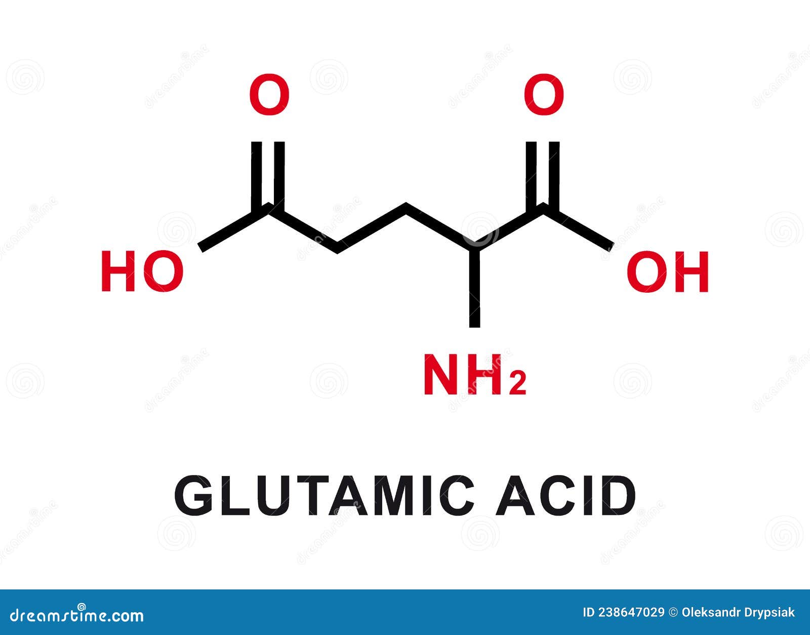 Glutamic Acid Chemical Formula. Glutamic Acid Chemical Molecular ...