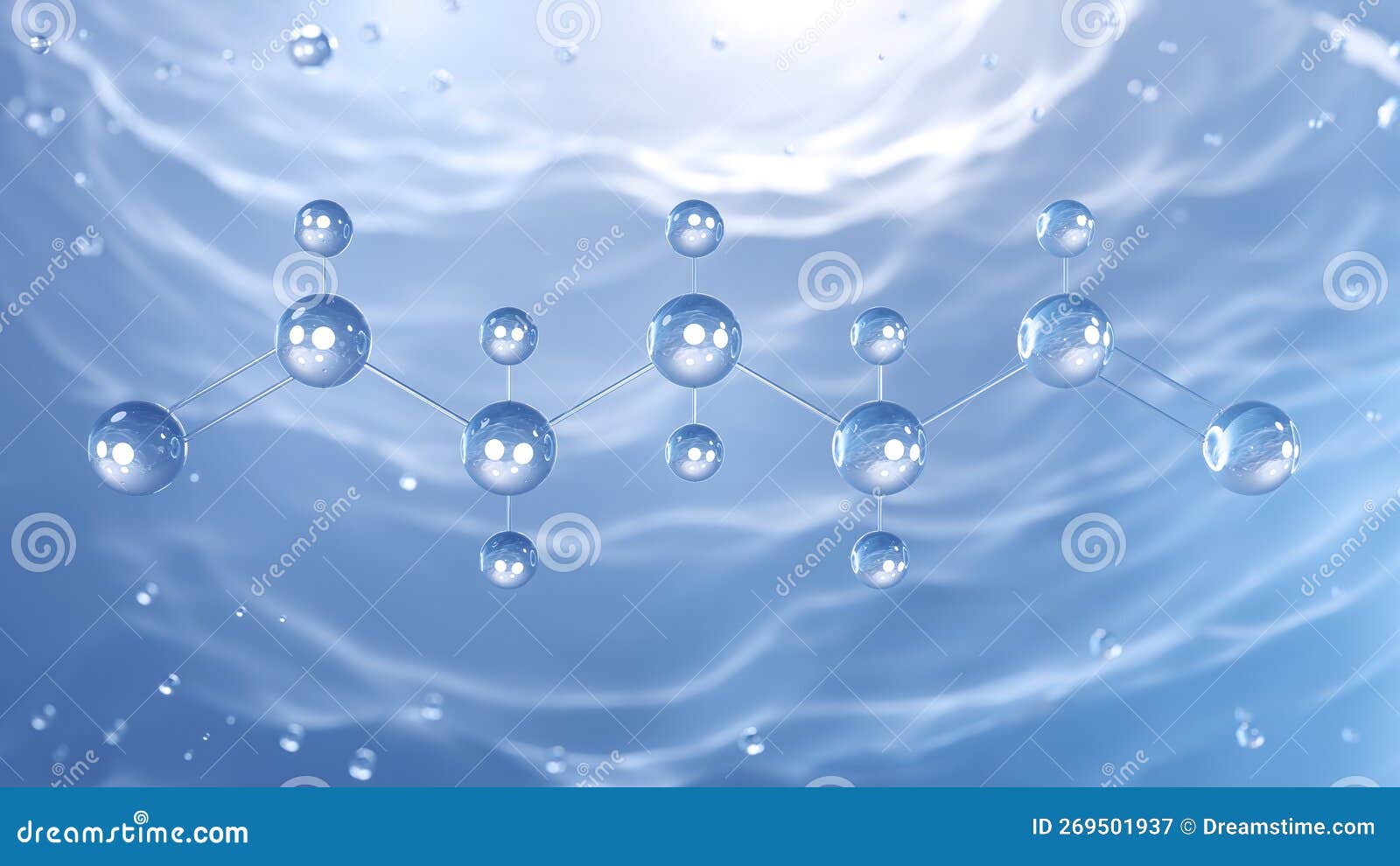 Glutaraldehyde Molecular Structure, 3d Model Molecule, Disinfectant ...