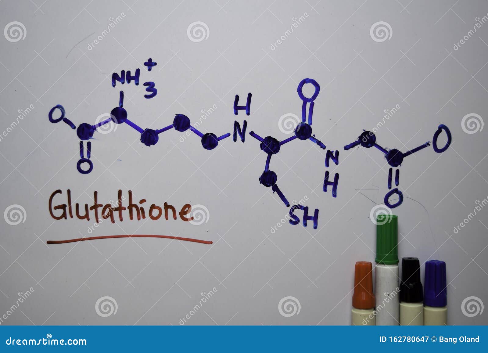 Glutathione Molecular Structure, 3d Model Molecule, Antioxidant ...