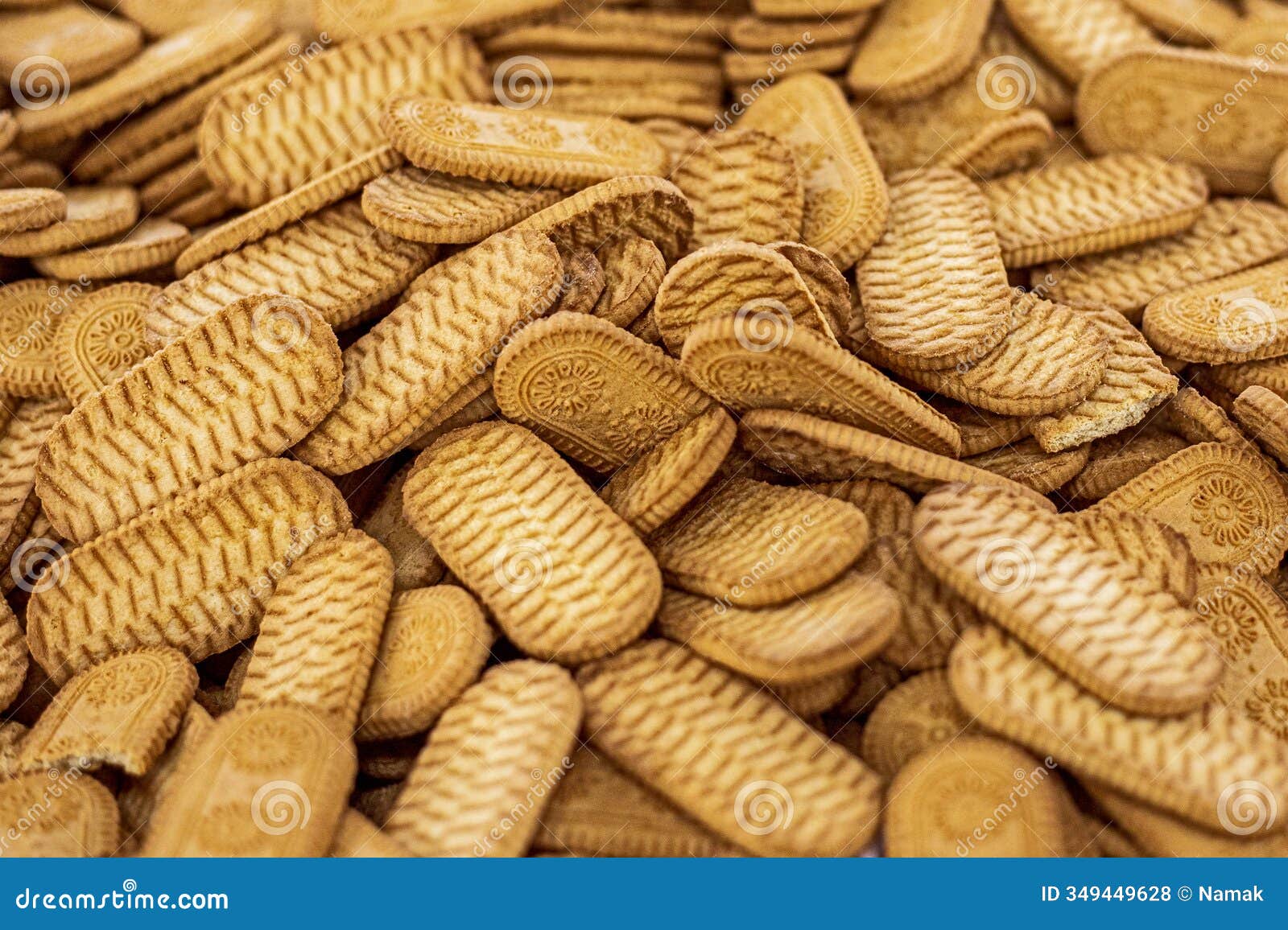 Gluten-free Shortbread Sweet Biscuits in the Bakery Section Stock Photo ...