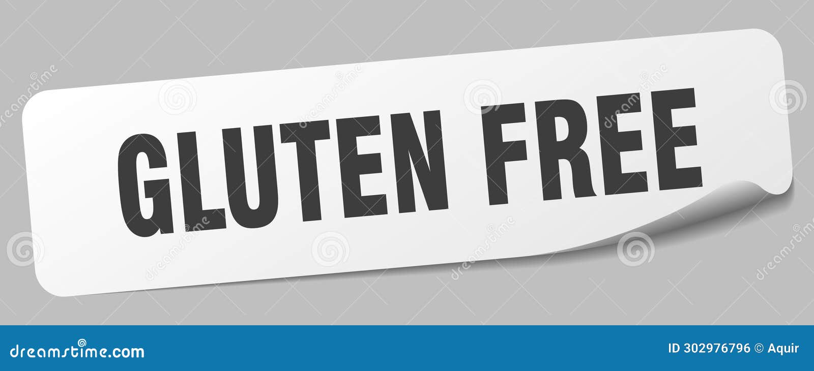 Gluten Free Sticker. Gluten Free Label Stock Vector - Illustration of ...