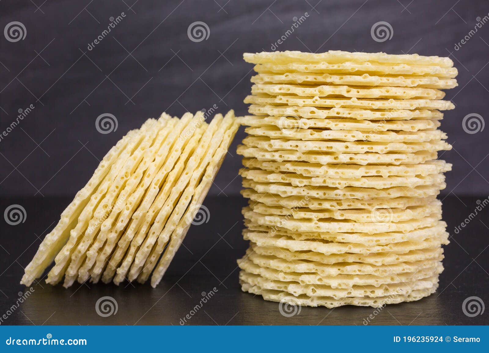 Wafer.cracker. Papadam. Flat Bread. Indian Snack Papad. Papadum ...