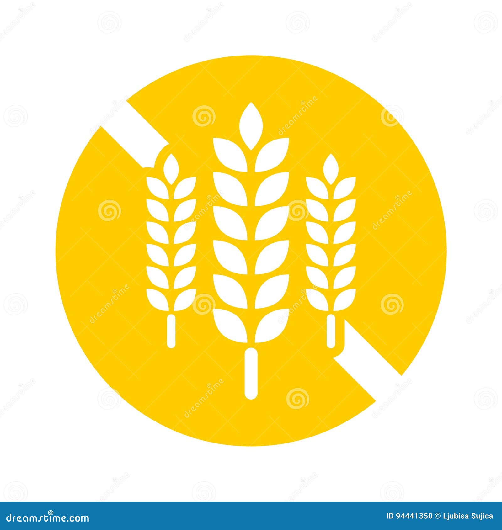 Gluten Oder Weizen Geben Frei Stock Abbildung - Illustration von gesund ...