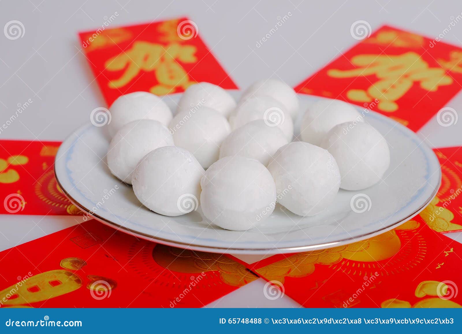 Glutinous rice balls stock photo. Image of paper, balls - 65748488