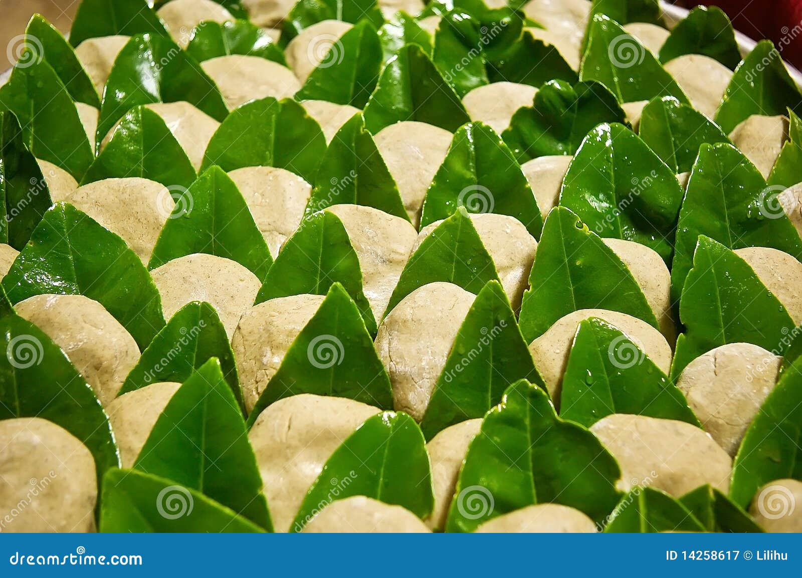 Glutinous rice cake stock image. Image of china, rice - 14258617