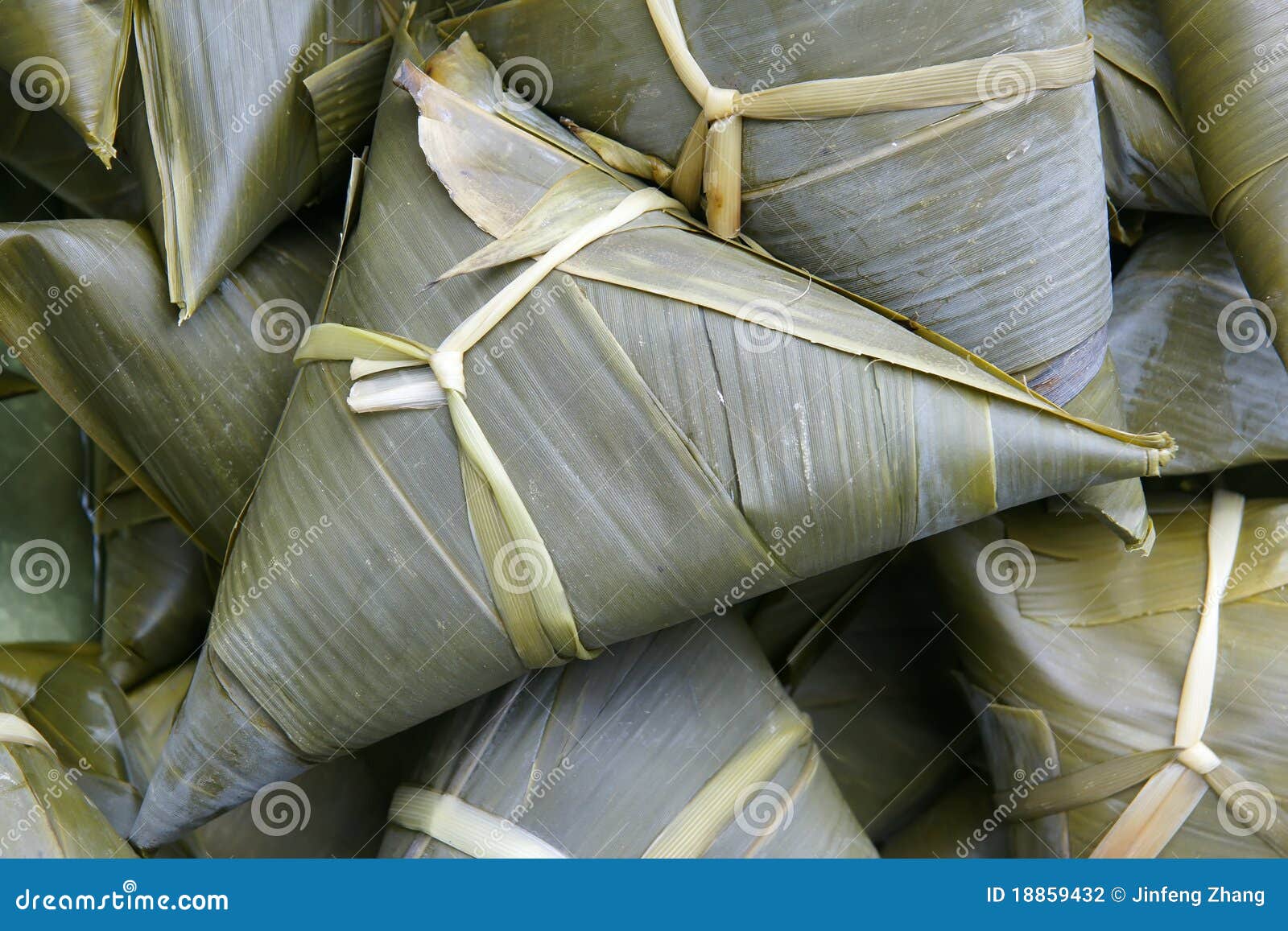 Glutinous rice dumpling stock photo. Image of leaf, glutinous - 18859432