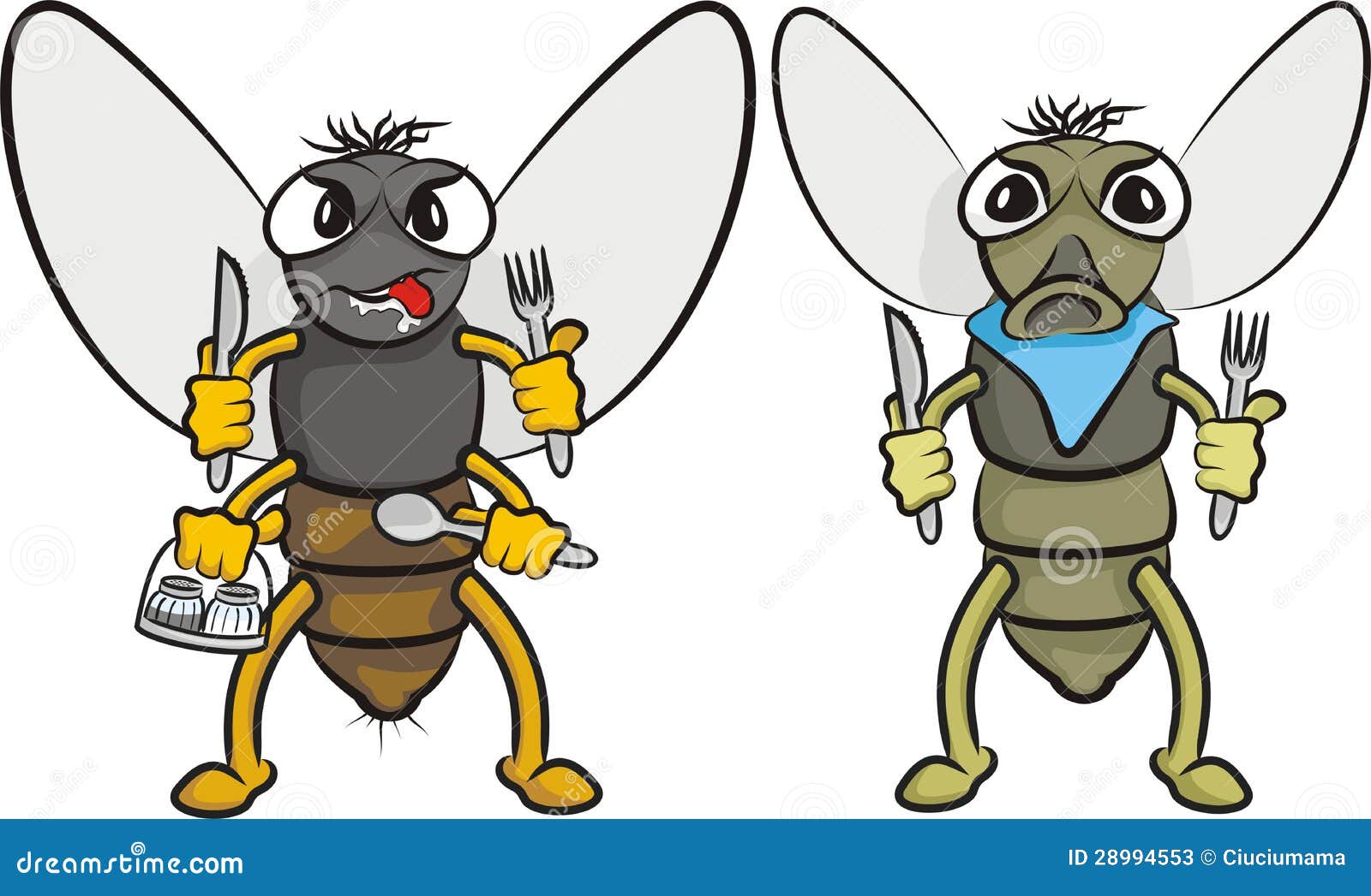 Flies On Food Clipart
