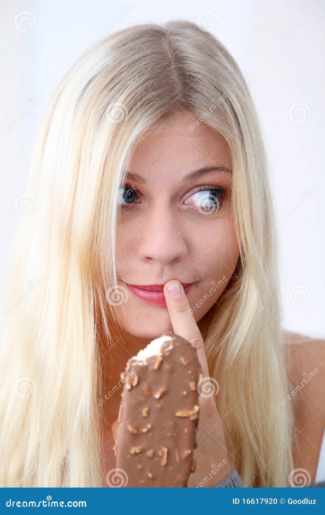 Gluttony stock photo. Image of pretty, white, blue, gluttony - 16617920