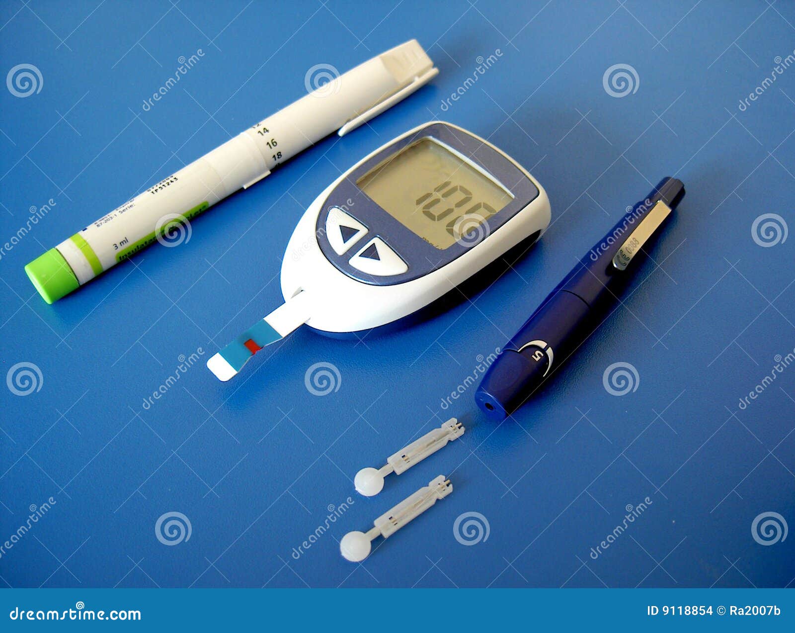 Glycemia check stock photo. Image of glucometer, disease - 9118854
