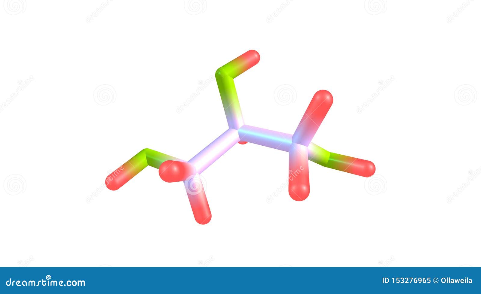 Glycerol Molecular Structure, 3d Model Molecule, Glycerine, Structural ...