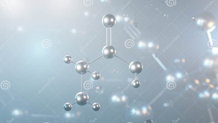 Glycine Molecular Structure, 3d Model Molecule, Amino Acid, Structural ...