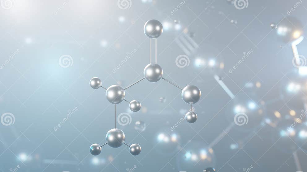 Glycine Molecular Structure, 3d Model Molecule, Amino Acid, Structural ...