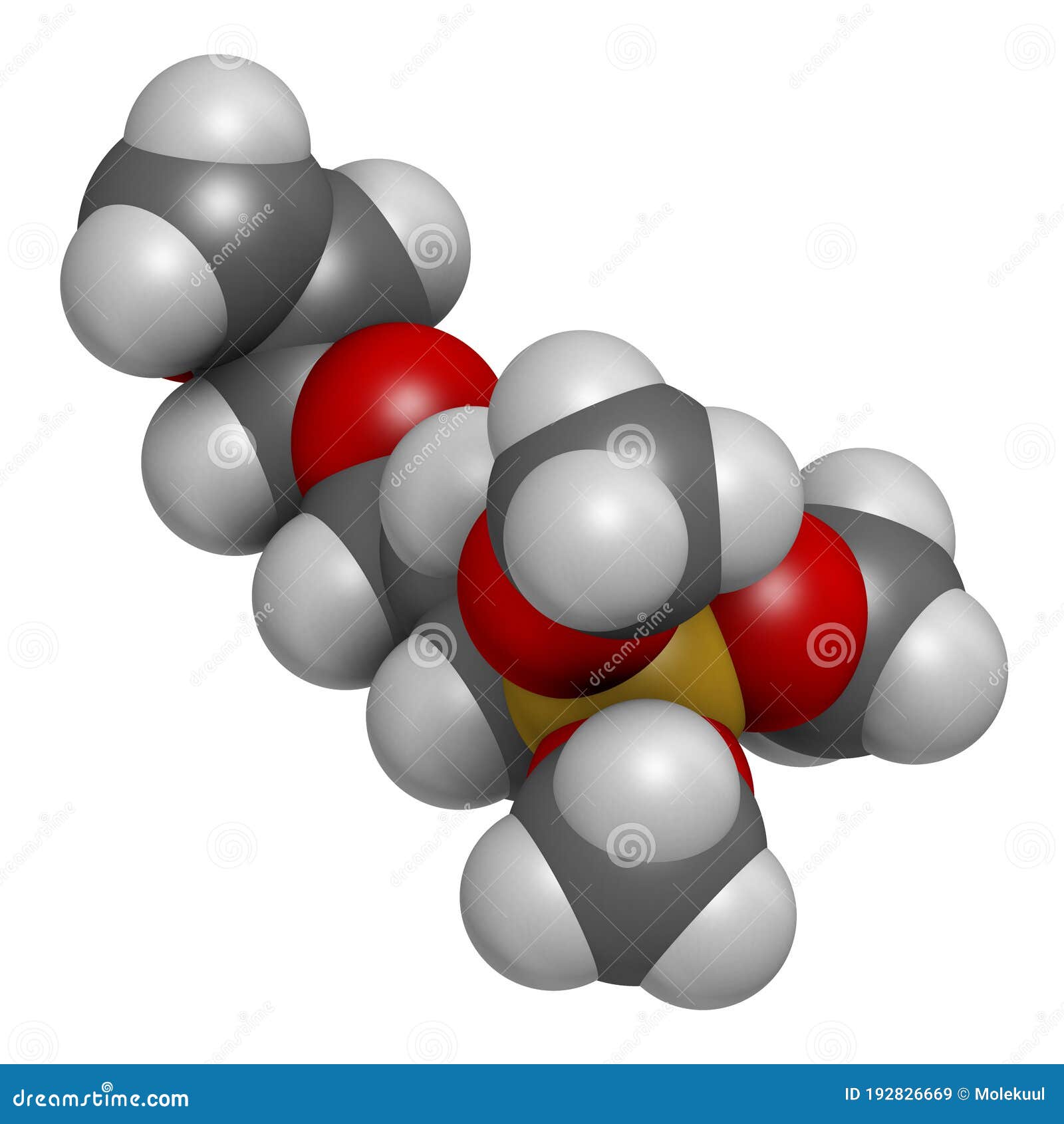 GLYMO or GPTMS Organosilane Molecule. 3D Rendering Stock Image ...