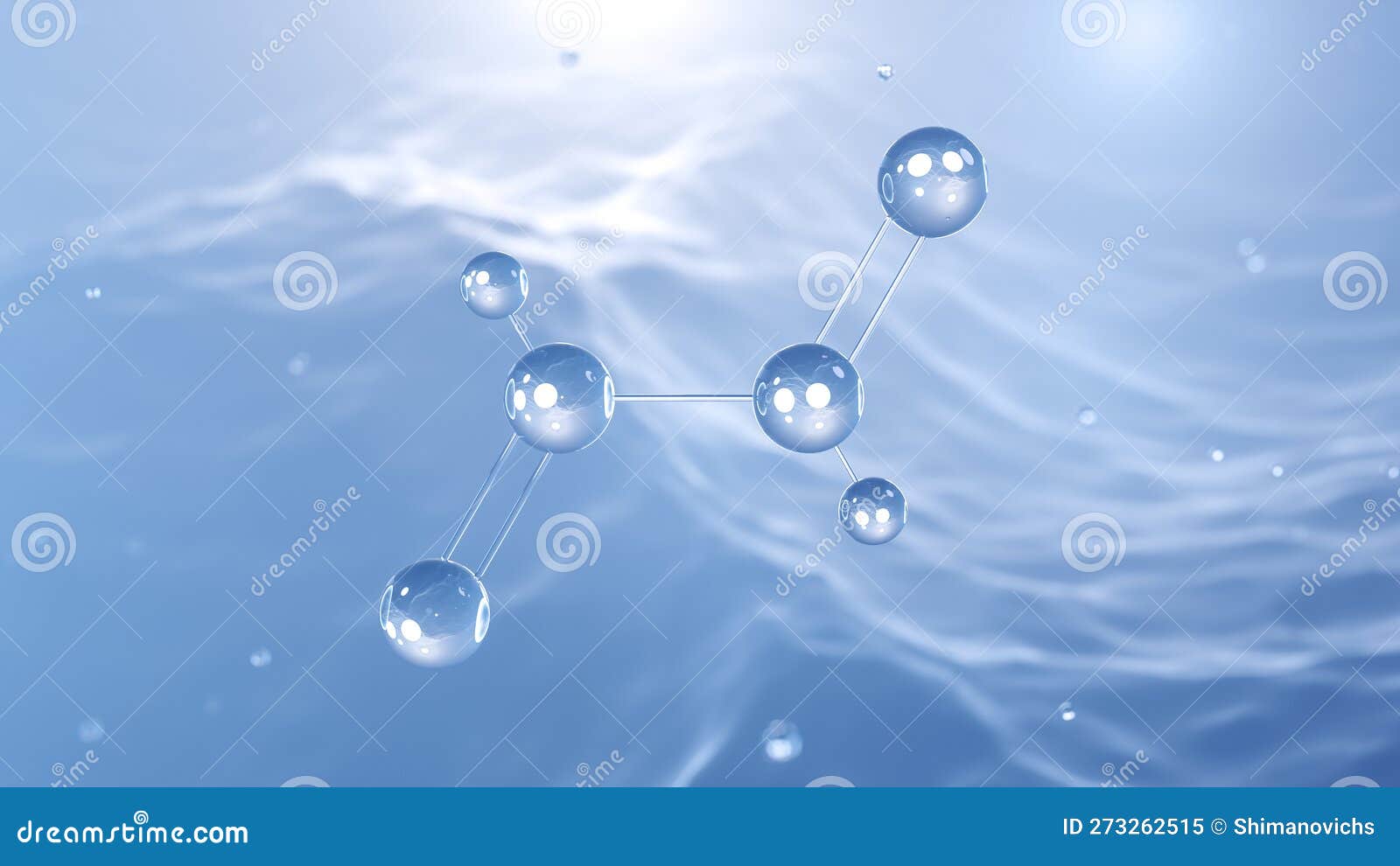 Glyoxal, Molecular Structure, 3d Model Molecule, Dialdehyde, Structural ...