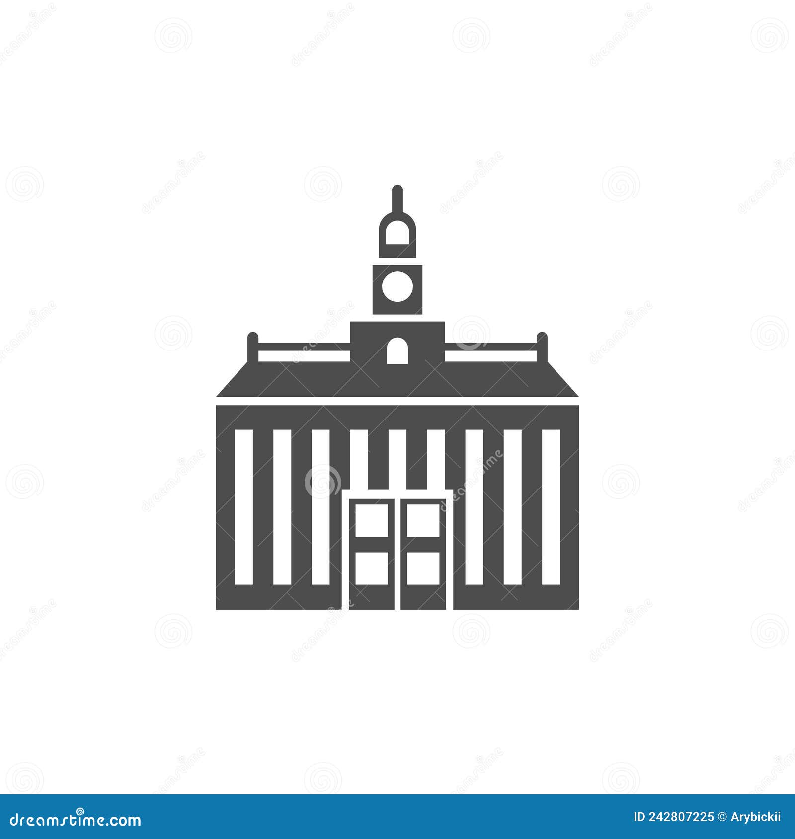 Independence Hall Building From The Reverce Of A Hundred Dollar Bill ...