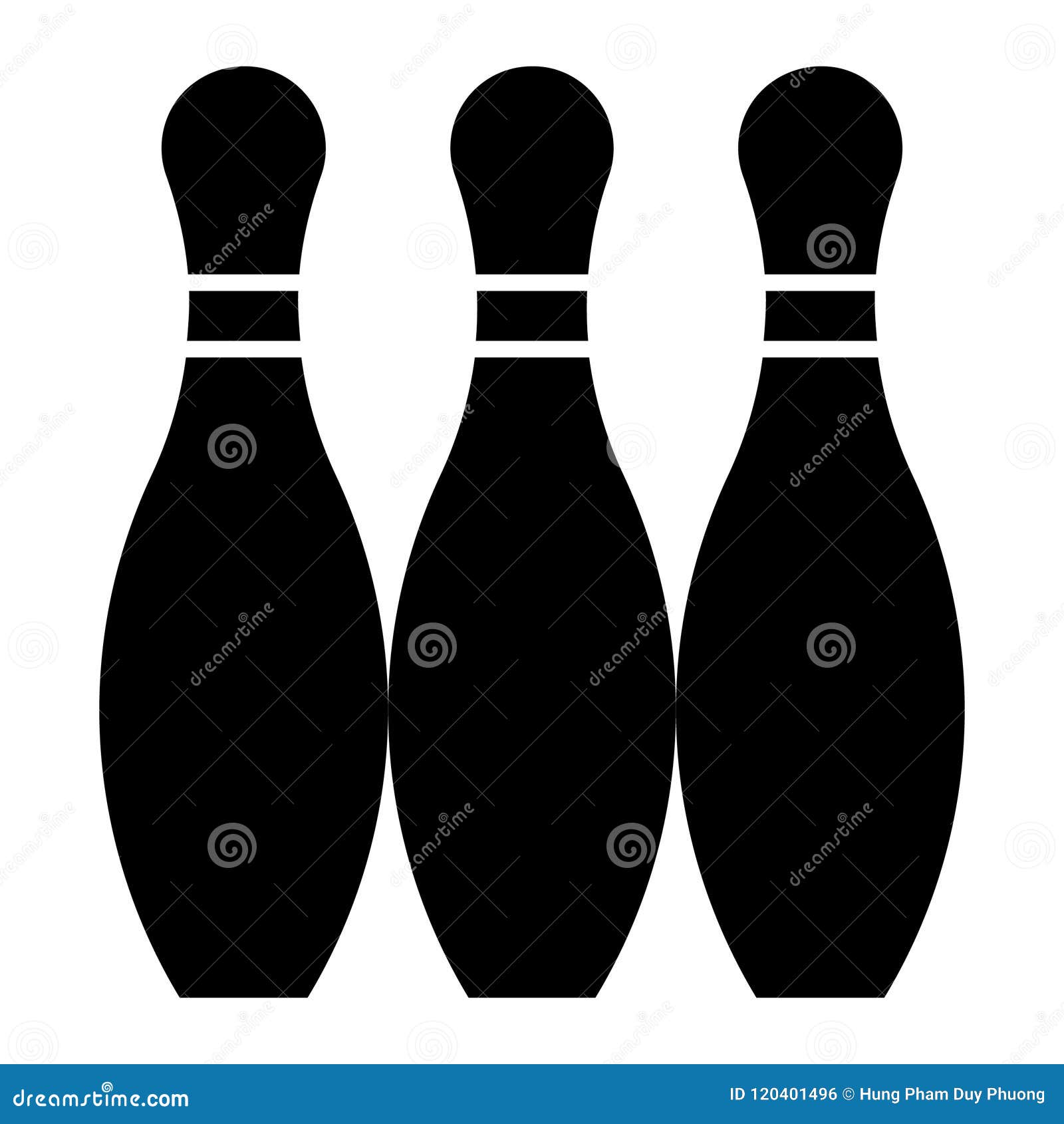 Glyph vector ten pins icon stock vector. Illustration of grid - 120401496