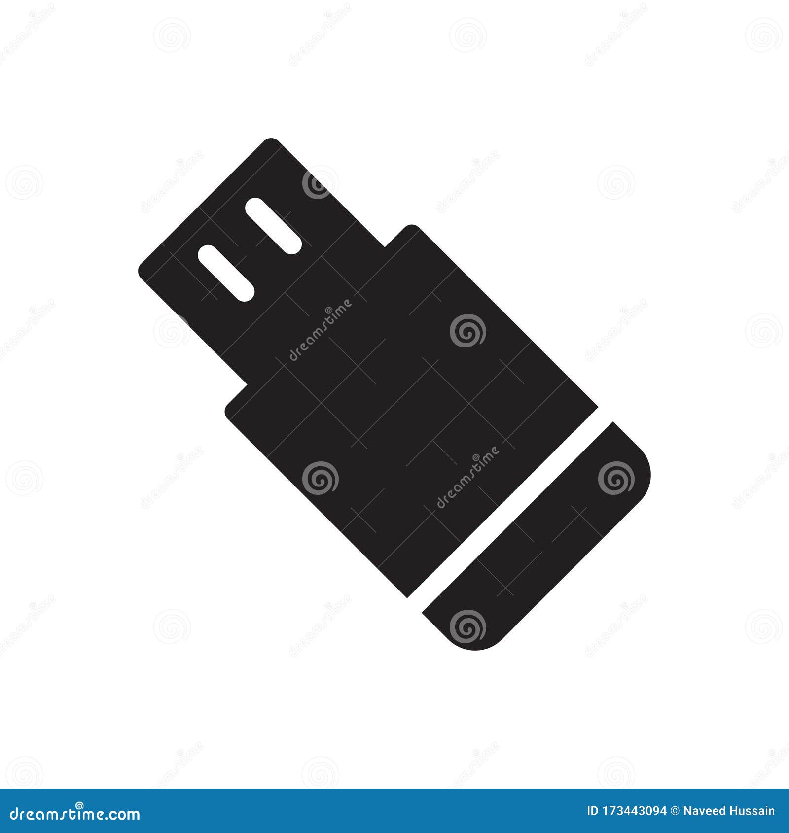 Flash Vector Glyph Flat Icon Stock Vector - Illustration of equipment ...