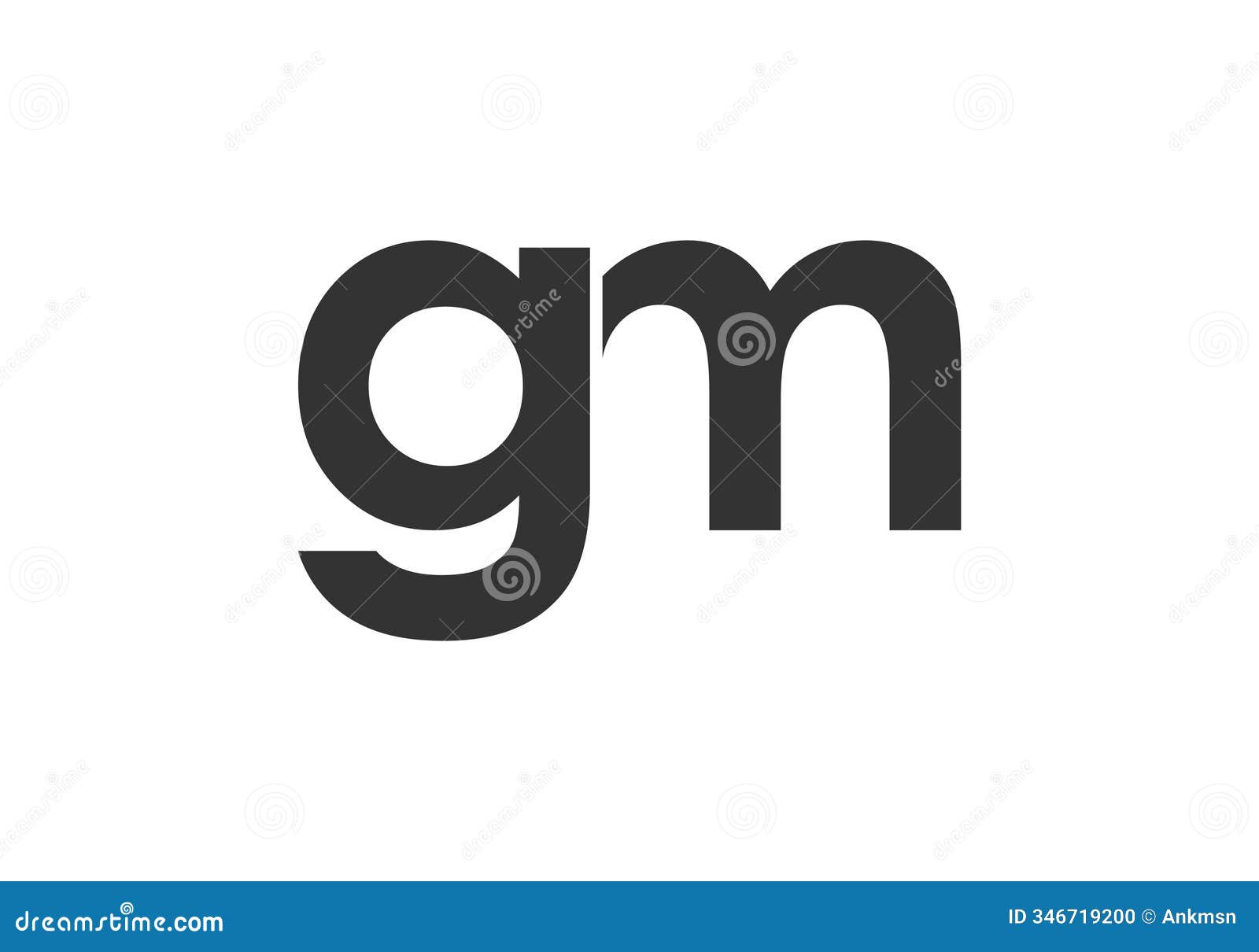 GM Creative Geometric Initial Based Modern and Minimal Logo. Letter G M ...