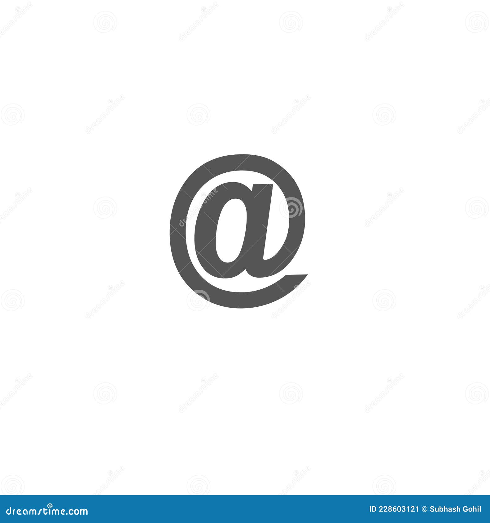 Gmail Icon Design Background Stock Illustration - Illustration of font ...