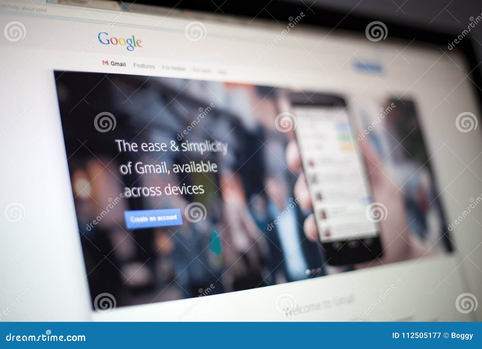 Gmail Site on the Computer Screen Editorial Photography - Image of ...