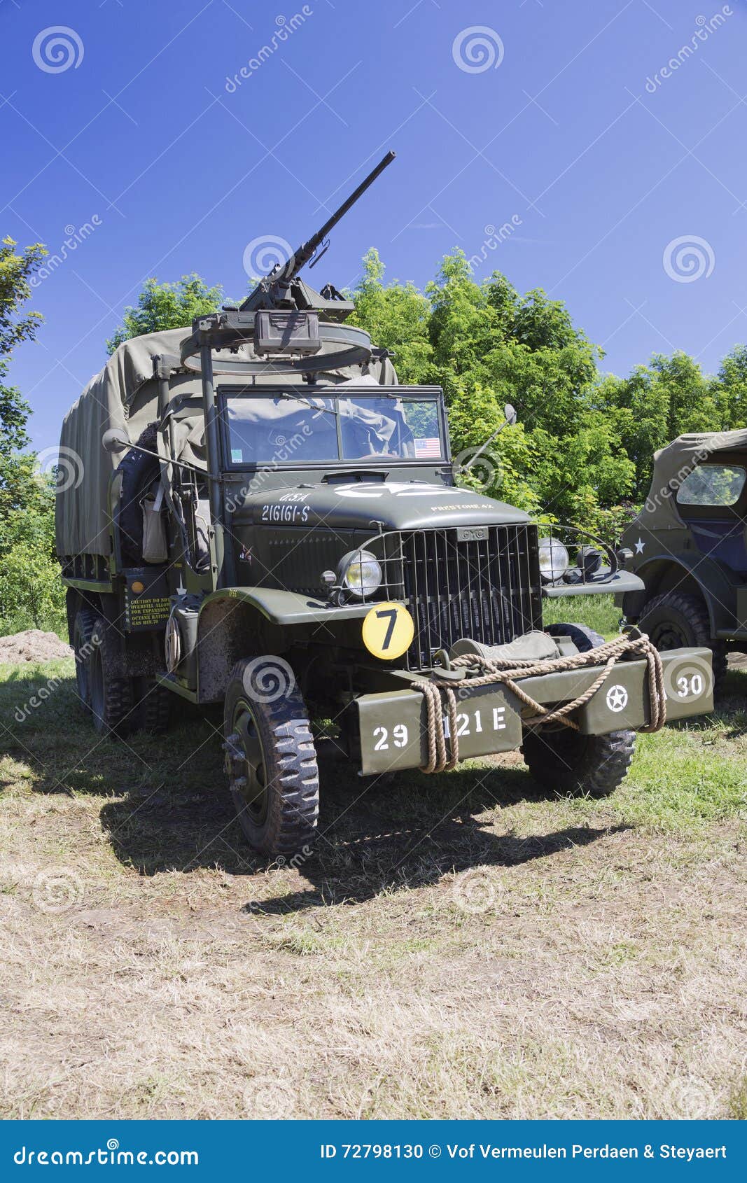 GMC CCKW truck on display editorial image. Image of oldtimer - 72798130