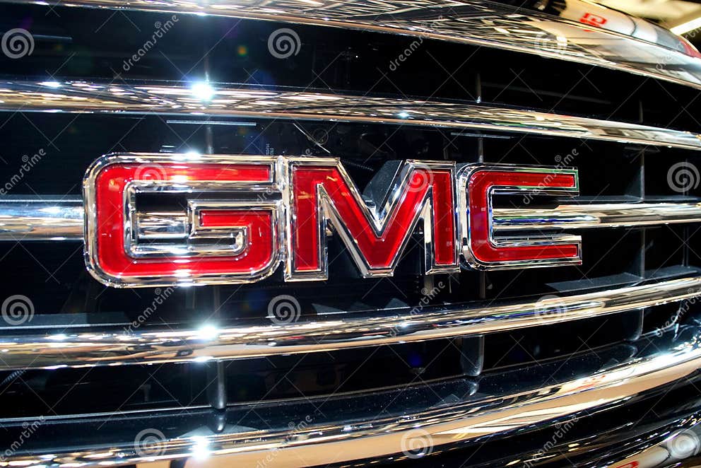 GMC emblem editorial photo. Image of logo, insignia, grill - 28827531